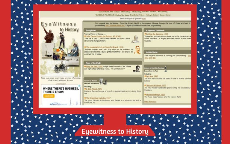 Six Seriously Sensational Social Studies Sites
