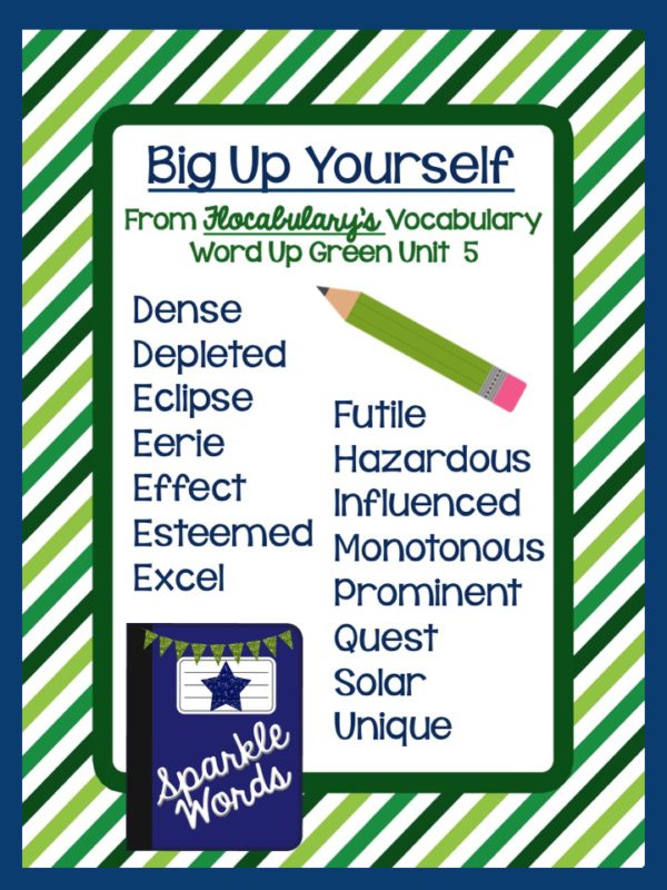 Using Flocabulary's Vocabulary units as SPARKLE words