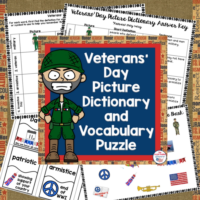 Easy Ideas to Honor Veterans on Veterans' Day that can be used Year-Round