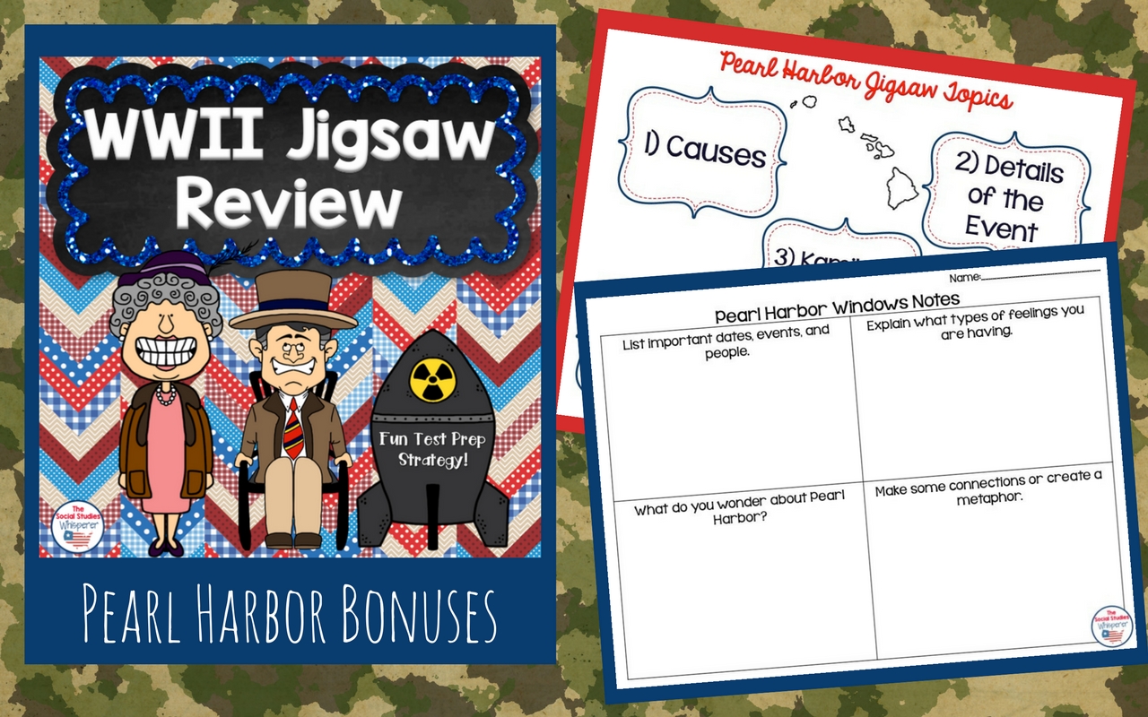 Pearl Harbor Day Lesson Hook Ideas and More from The Social Studies ...